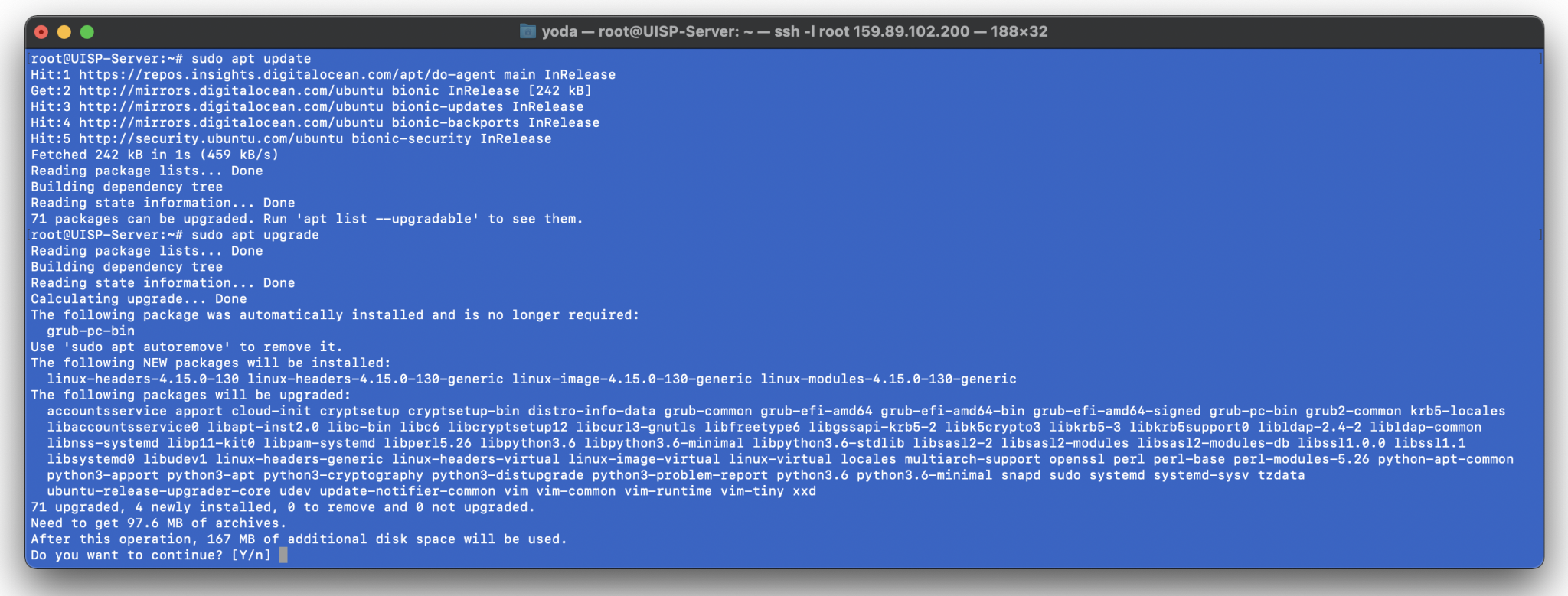 Step by step guide of installing UISP/UNMS on a self-hosted cloud server – DigitalOcean ...